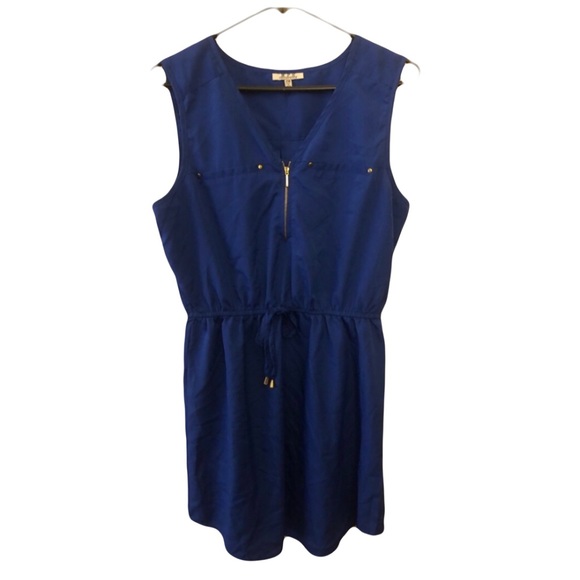 M.P.H. | Dresses | Mph Navy Blue Dress Top Size M | Poshmark